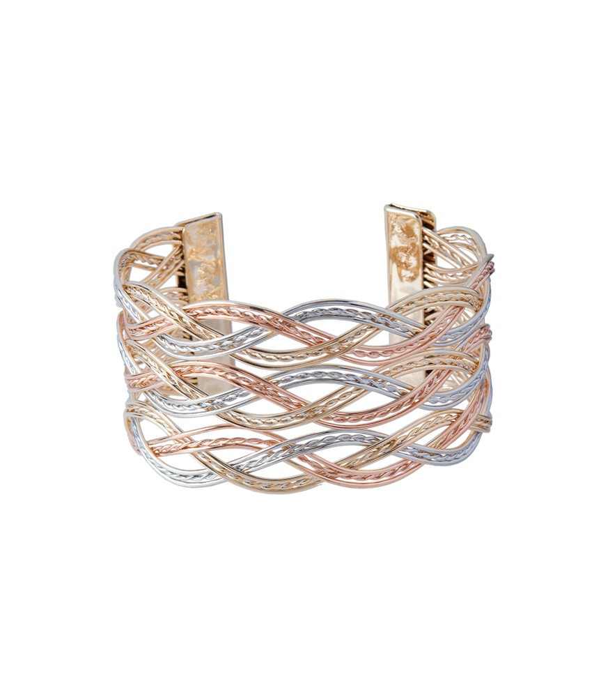 ARO PULSERA TRICOLOR